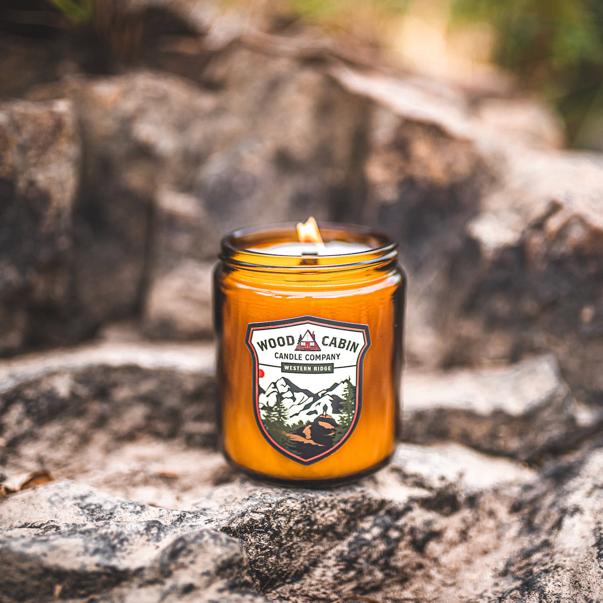 Western Ridge – Wood Cabin Candles